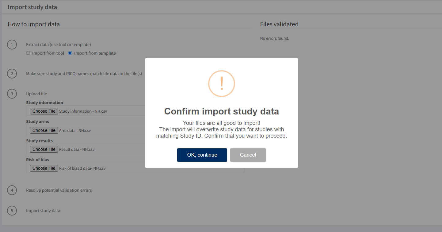Import study data from CSV - RMW Knowledge Base