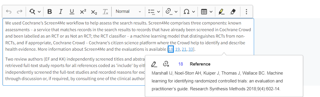 Links in the text - RMW Knowledge Base