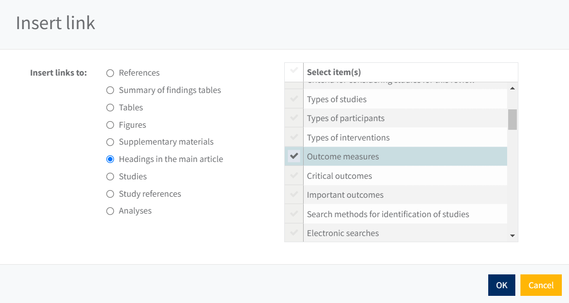 Links In The Text RMW Knowledge Base